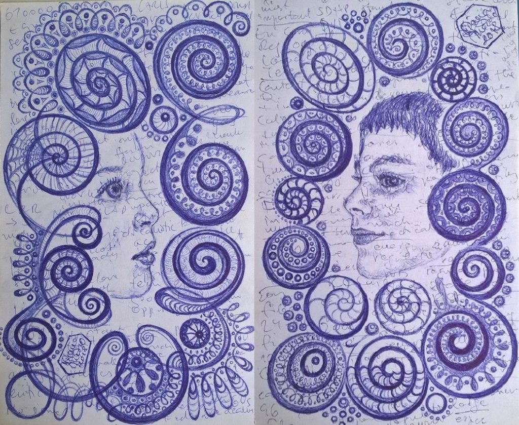 Drawings on Recycled Paper – My art